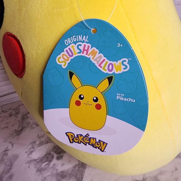 Squishmallows | Toys | Kellytoy Squishmallow Pokemon Pikachu Not Winking | Poshmark